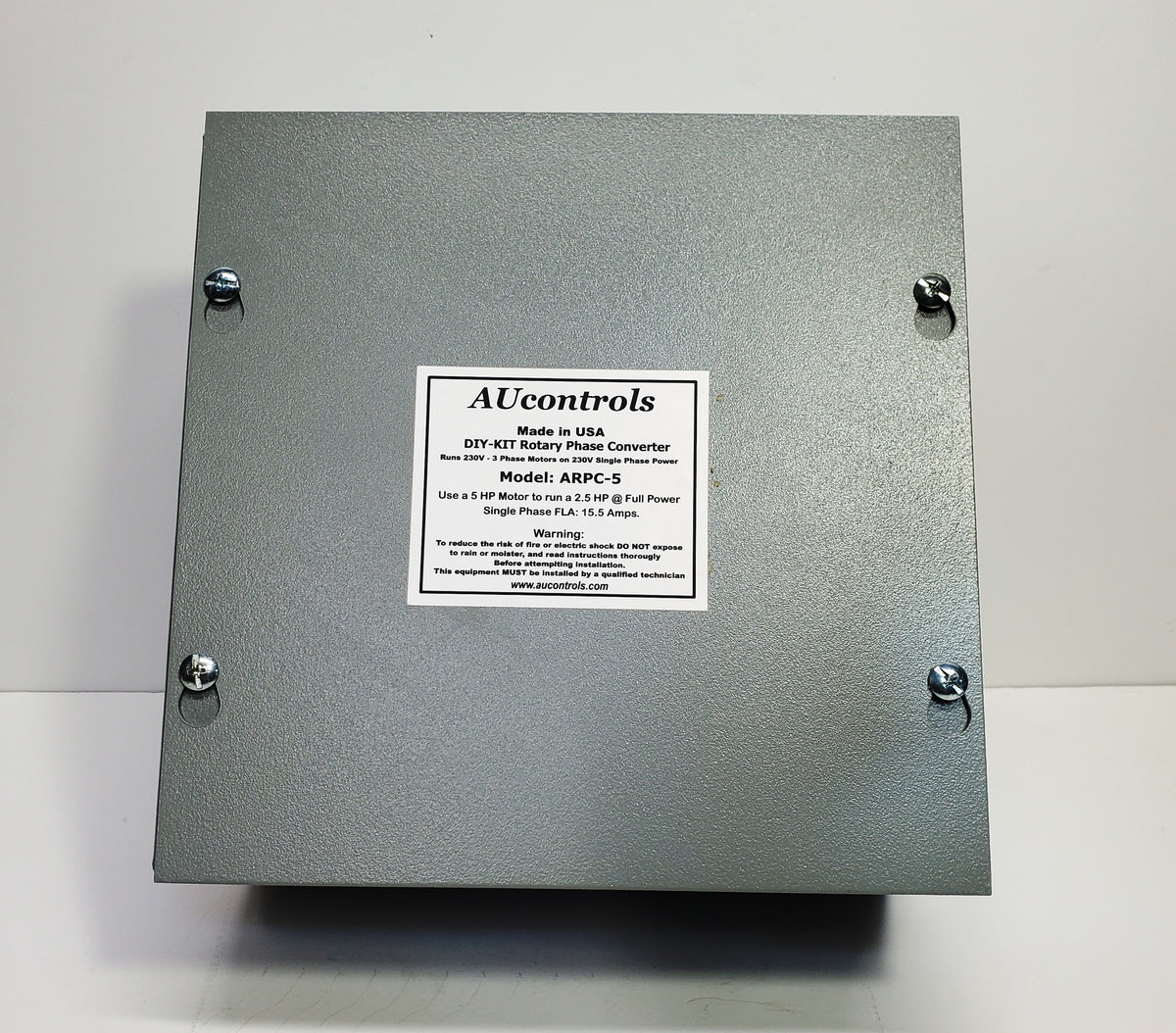 DIY Rotary type Phase Converter KIT Mod.ARPC-5, & get 3-Ø FULL POWER ...
